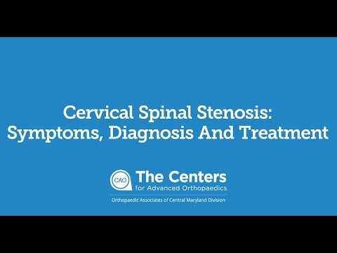 Dr. DeMarco - Cervical Spinal Stenosis - Symptoms, Diagnosis, and Treatment