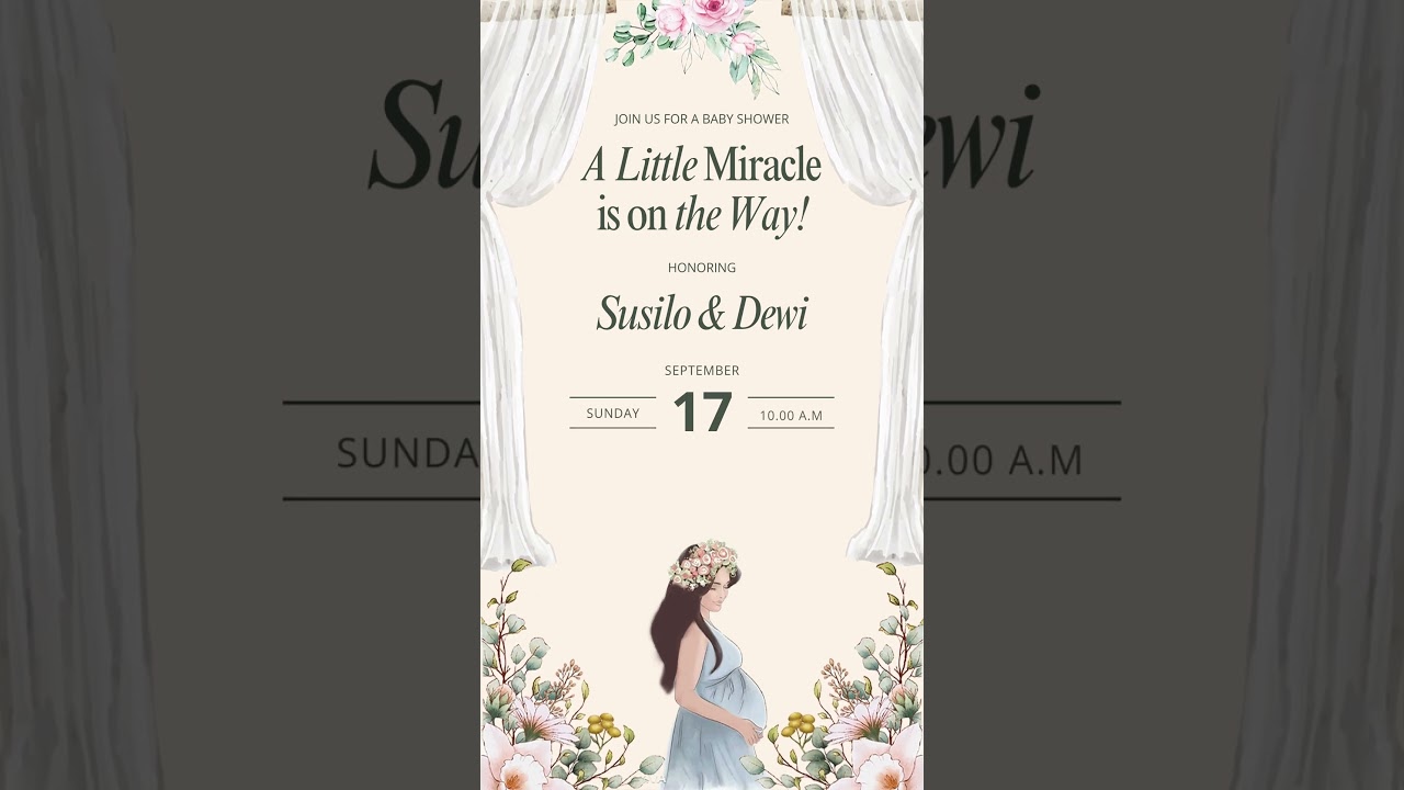 Free Animated Birthday & Baby Shower Invitation Template | Custmize your own baby shower invitation