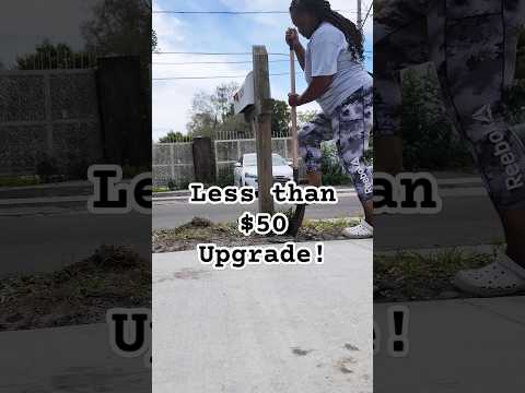 Diy Mailbox Upgrade #shorts #diy #mailbox #homeimprovement