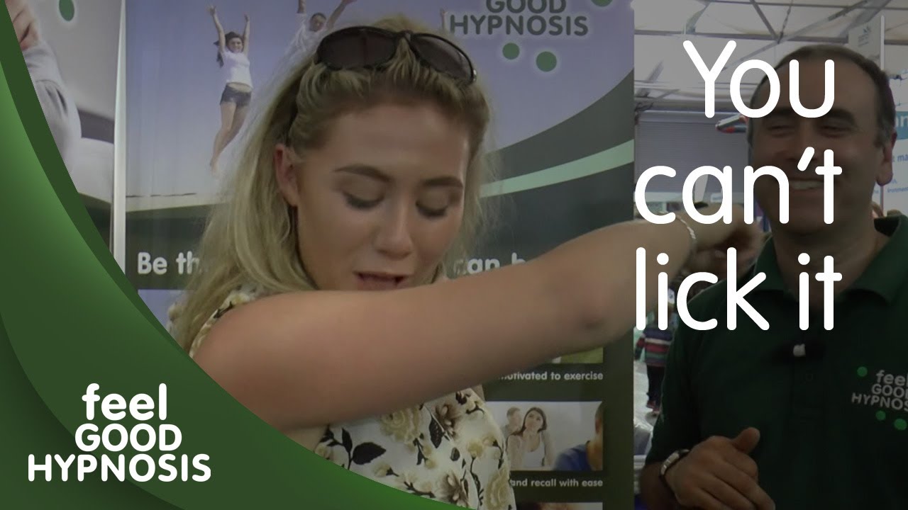 You can't lick it in hypnosis