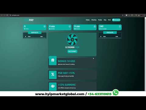 Hyip USDTPAY FastCore php Script – Full Installation & Demo | Free Nulled Version