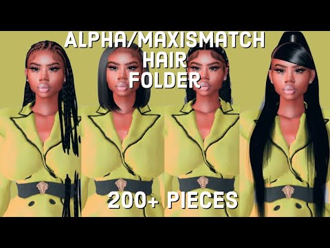 💚Alpha/MaxisMatch CC Folder Dump💚•The Sims 4• CC Folder