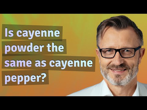 Is cayenne powder the same as cayenne pepper?
