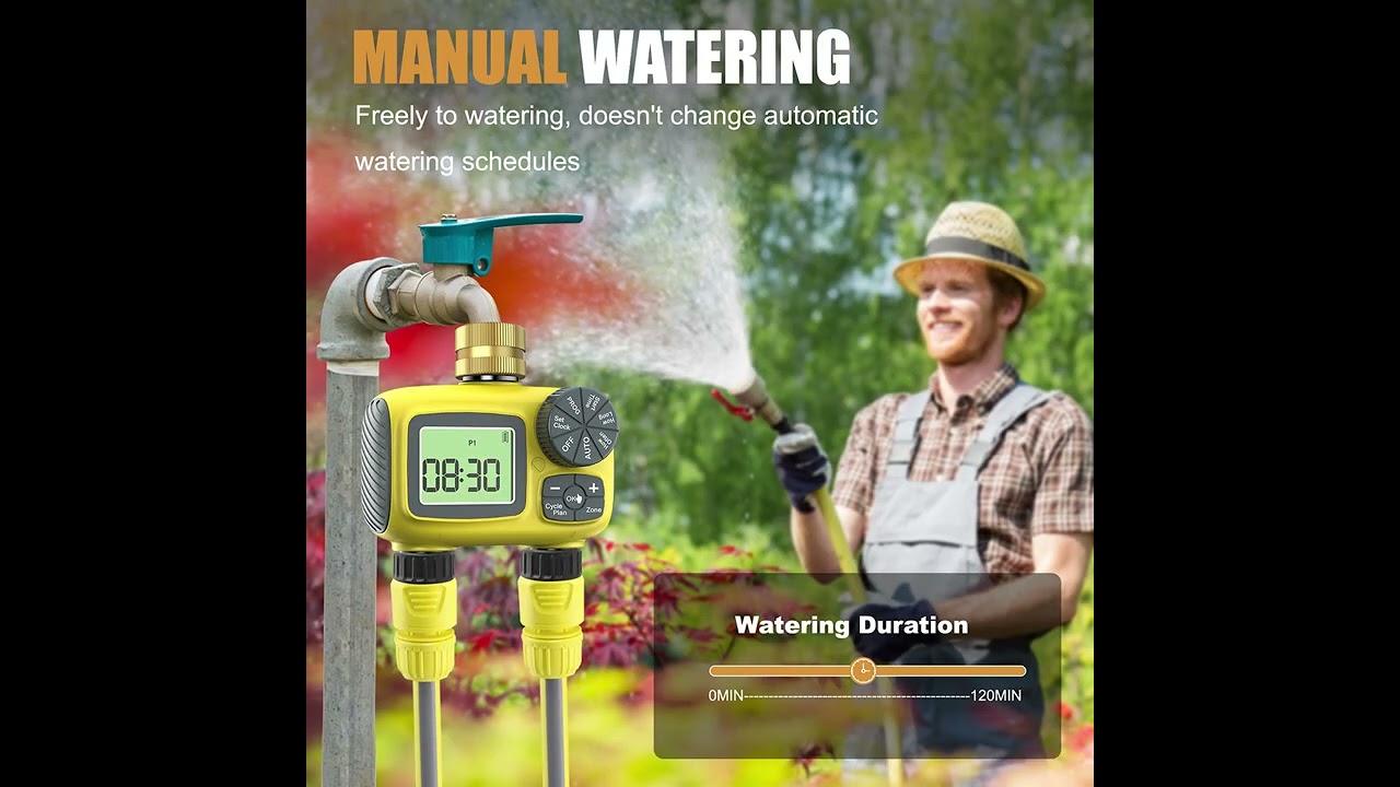 New Design Automatic Irrigation Timer 2-Channel