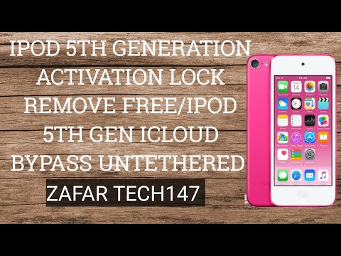 IPOD 5TH GENERATION ACTIVATION LOCK REMOVE FREE| IPOD 5TH GEN ICLOUD BYPASS UNTETHERED