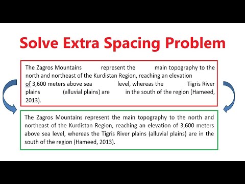 How to Solve Extra Spacing Problem in MS Word |Remove Extra Space