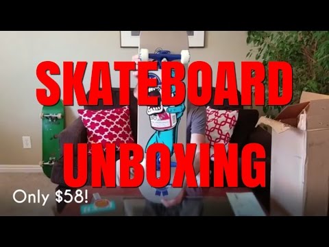 Skateboard Unboxing & Review - New CCS - Santa Cruz, Bullet, Bones, Mini Logo