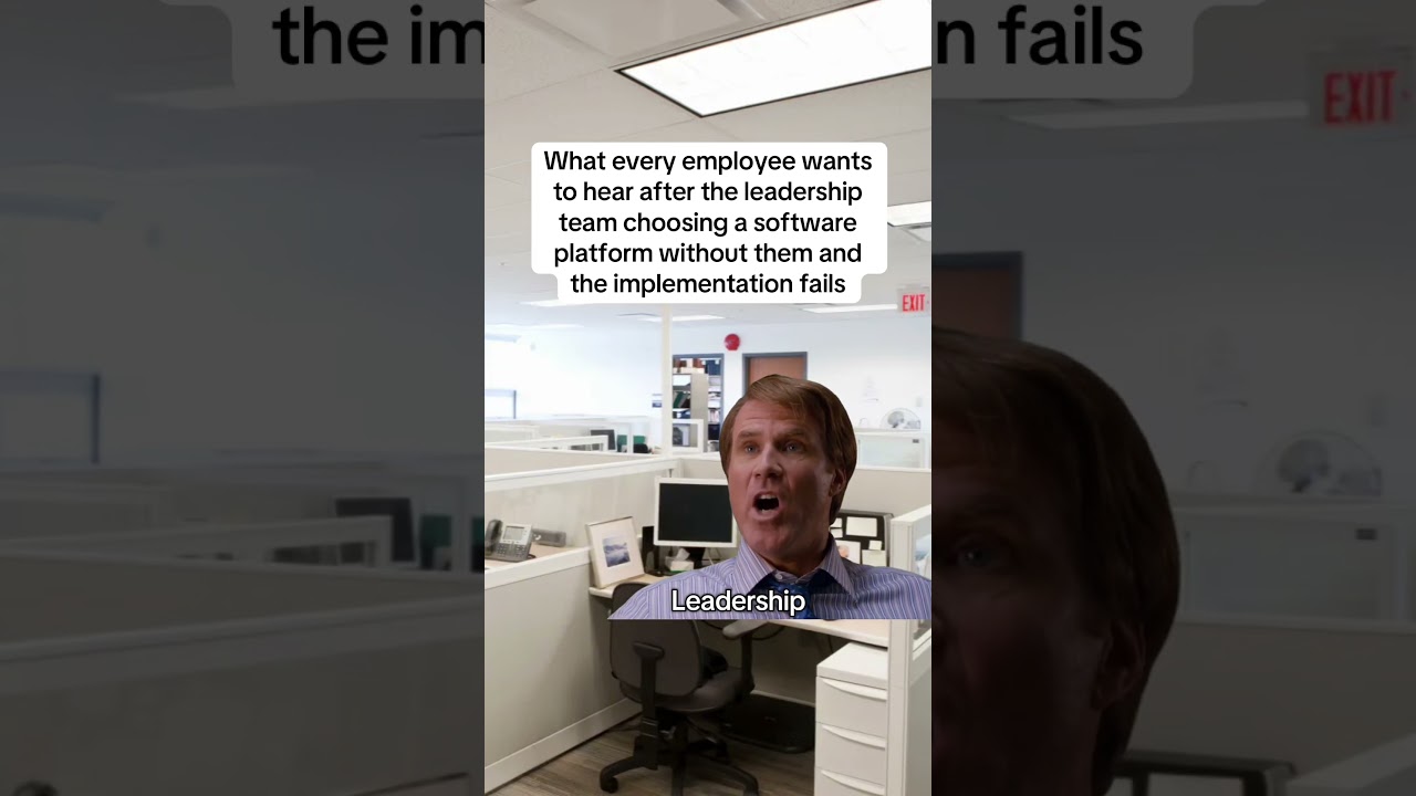 When Leadership Finally Admits They Chose The Wrong Software