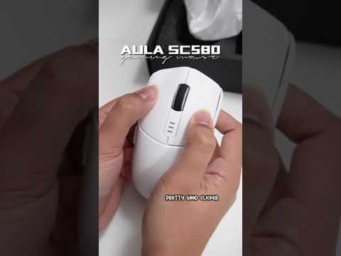 Gaming mouse aula sc580 | clicky & smooth #aulasc580 #mouse