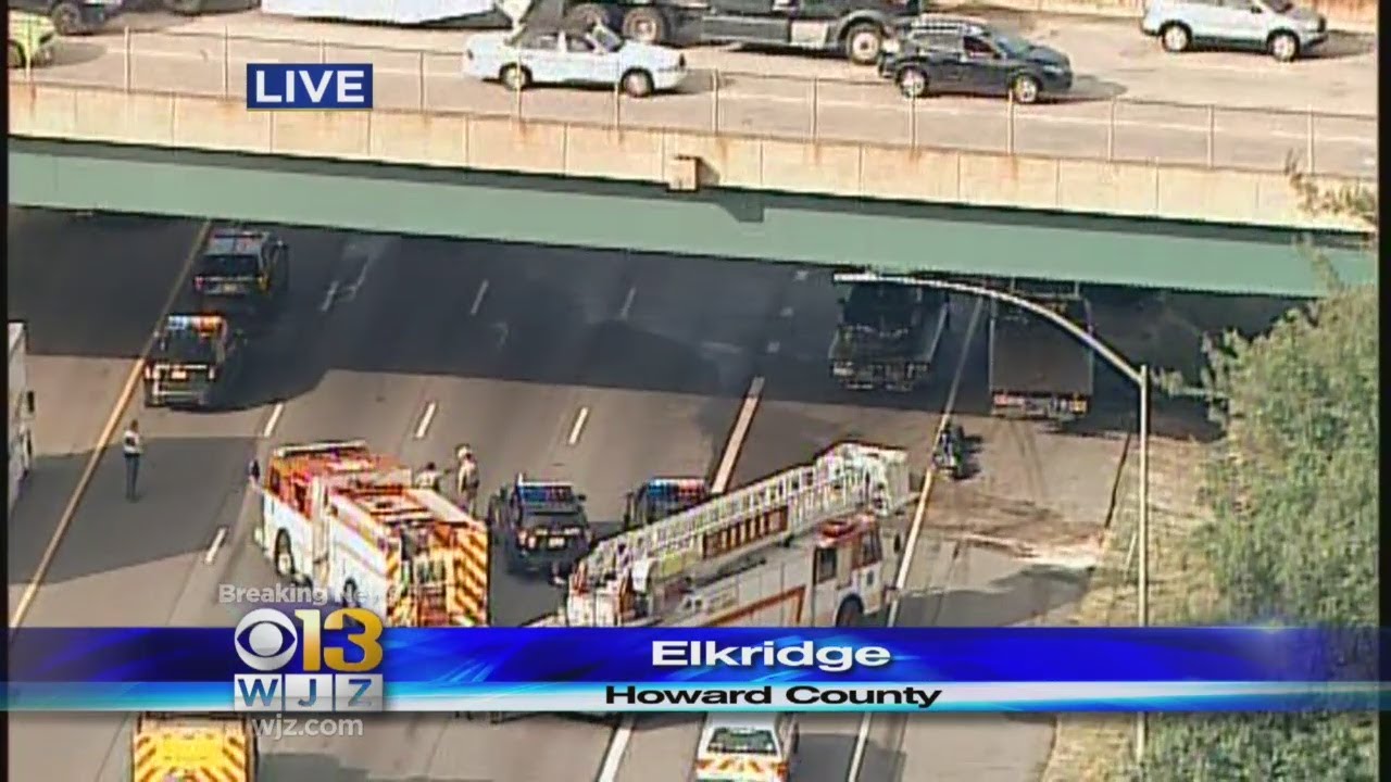 1 Injured After Tractor-Trailers, Cars Collide On I-95