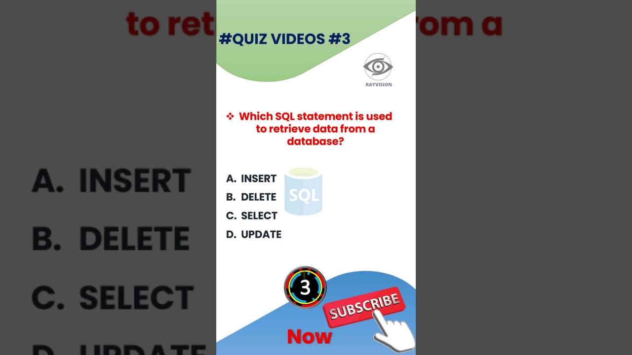 GK Quiz |Mastering SQL Statements - Test Your Database Knowledge!|#3 #GK Interview Questions
