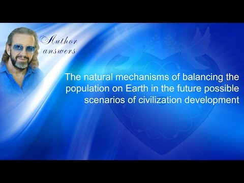 The natural mechanisms of balancing the population on Earth in the future possible scenarios.