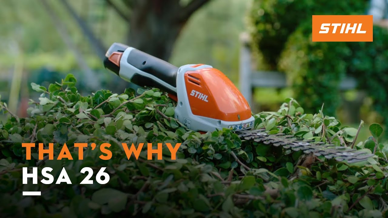 STIHL HSA 26 – the cordless shrub shears | That's why