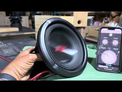 Alpine Type R 8” Frequency Sweep Free Air!!! Cake Performance!! Clean Sound no Mechanical Noise!!!