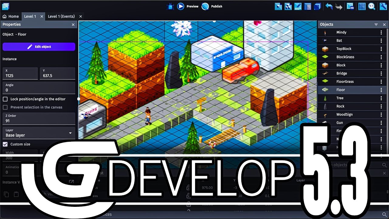 GDevelop 5.3 is Here -- Now With 3D Support!