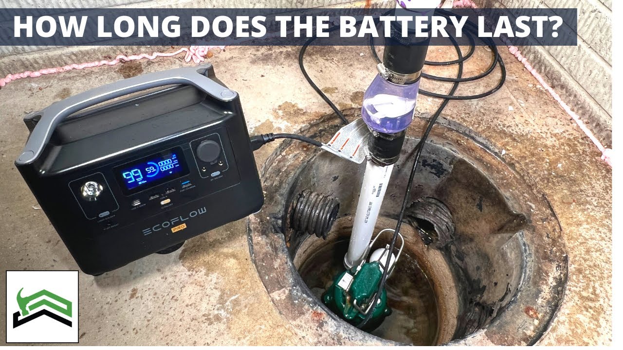 Powering A Sump Pump |  Ecoflow Portable Power Station