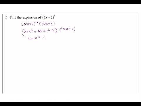 Binomial series part 2