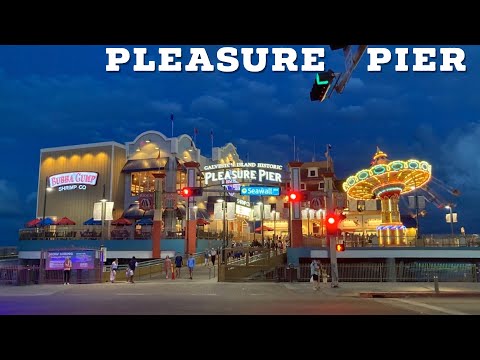 Galveston Island Historic Pleasure Pier || Walking Around Galveston, Texas
