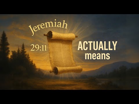 What Jeremiah 29:11 ACTUALLY means (Clip)