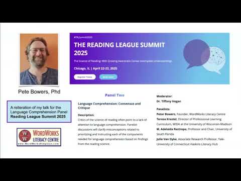 "Morphological Instruction and language comprehension" Bowers, Reading League Summit 2025