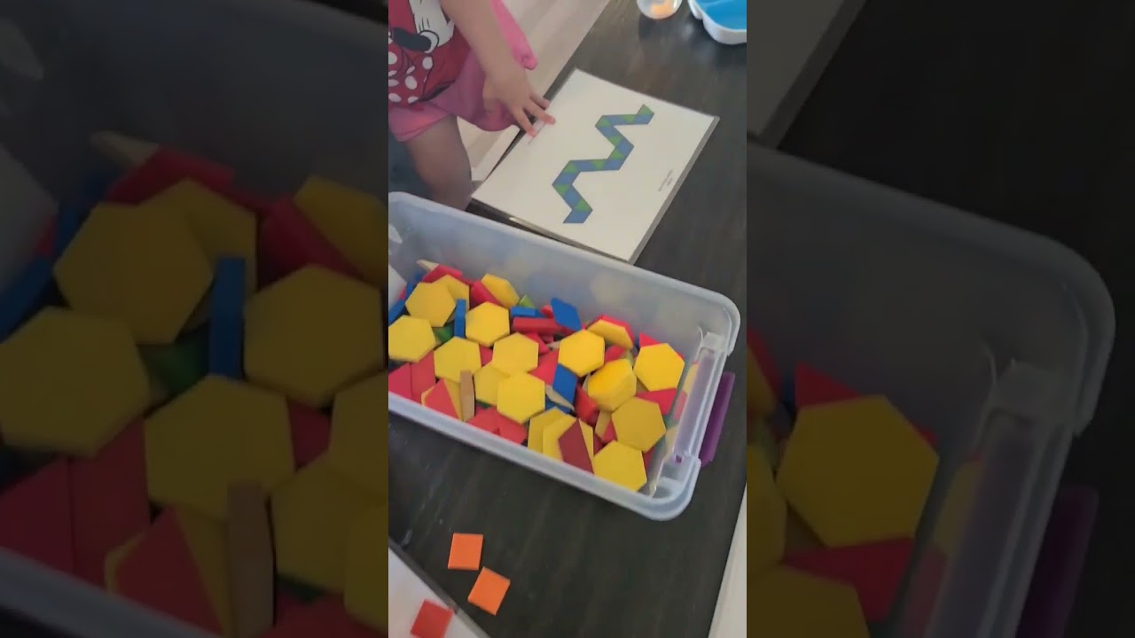 🌟 Experience the joy of learning through play with pattern blocks! 🧩