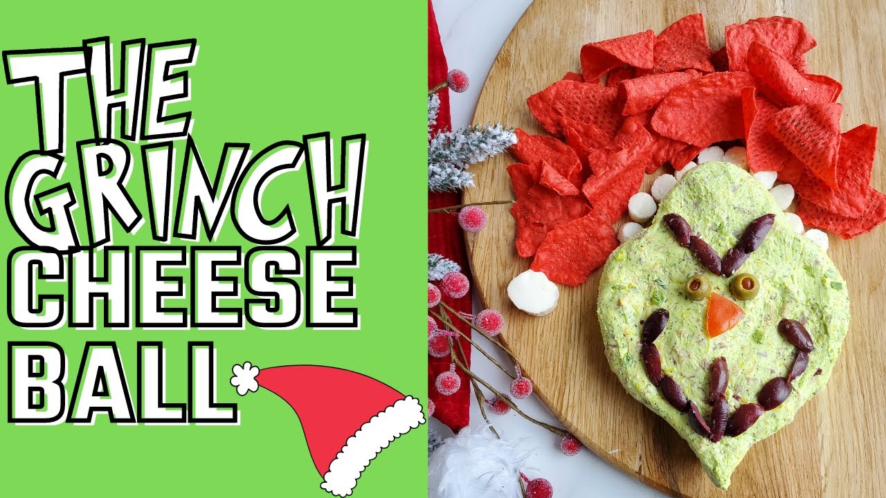 How to Make a Grinch Cheese Ball