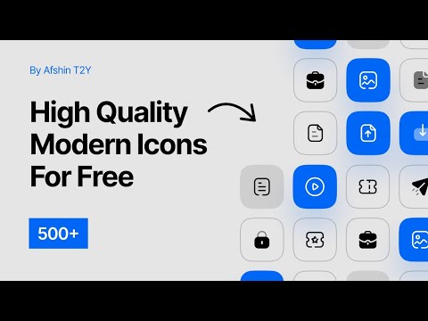 [ FREE 🤑 ] 500+ High Quality and Modern Icons for Mobile UI Designers (transparent png)