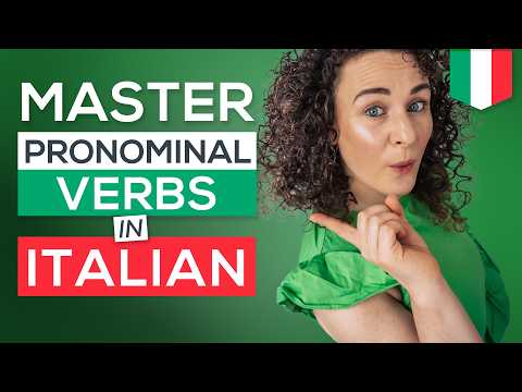 How to use Italian PRONOMINAL verbs + TOP Verbs List ๐ FREE PDF Cheat-Sheet