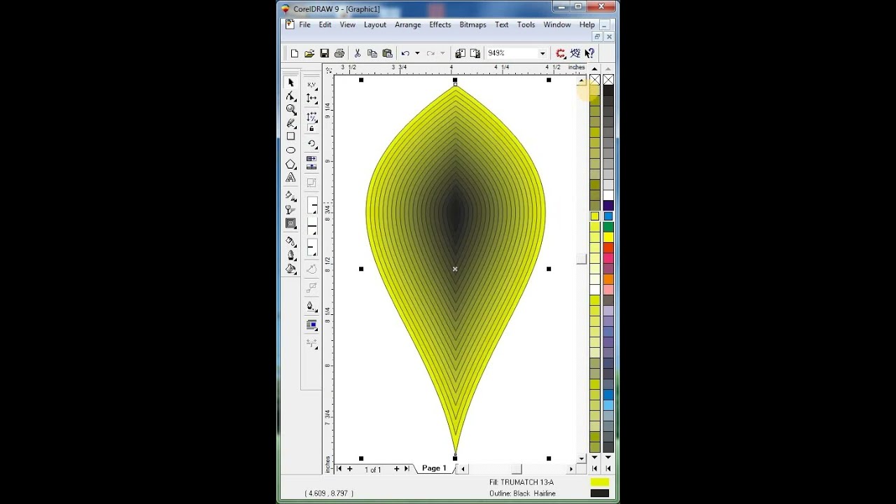 Textile Pattern Design in CorelDraw | Vector Swirl Design | #shorts #Madala kami graphics #logo