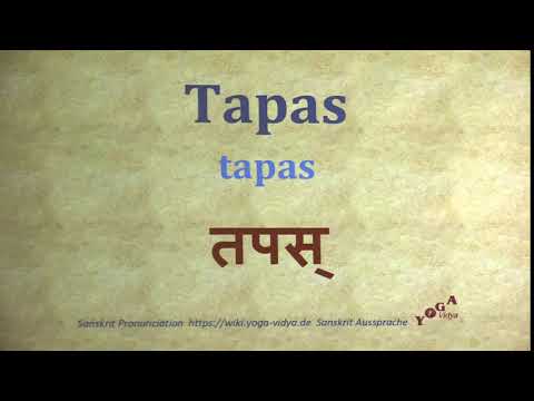 Tapas Pronunciation Sanskrit तपस् tapas