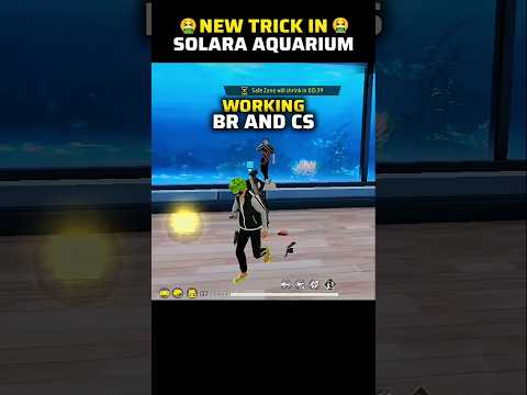 NEW TRICK IN SOLARA AQUARIUM 🤮 | CS RANK TRICKS | BR RANK TRICKS | SOLARA MAP HIDDEN PLACES | SOLARA