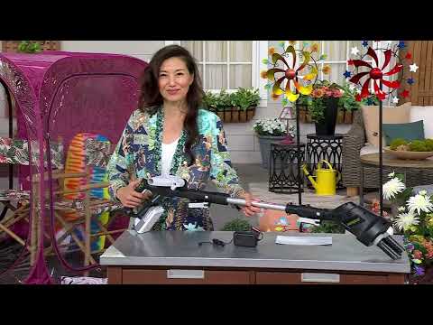 Sun Joe 24V 2-in-1 Hand Held & Long Handle Tiller Cultivator on QVC