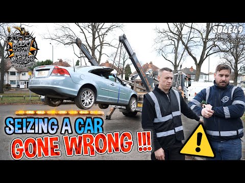 SEIZING A CAR - GONE WRONG | Scrap King Diaries #S04E49