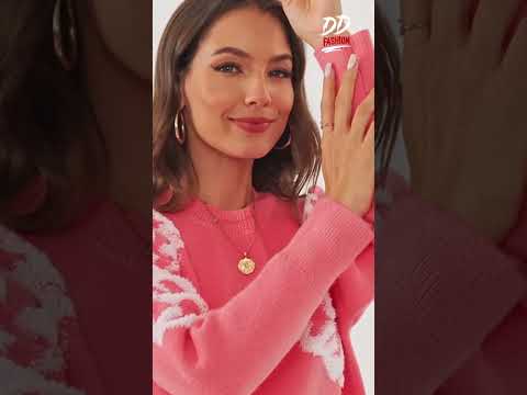 Trendy 2025 women's sweaters | crewneck pullovers #sweatersforwomen #trendyfashion #crewnecksweater
