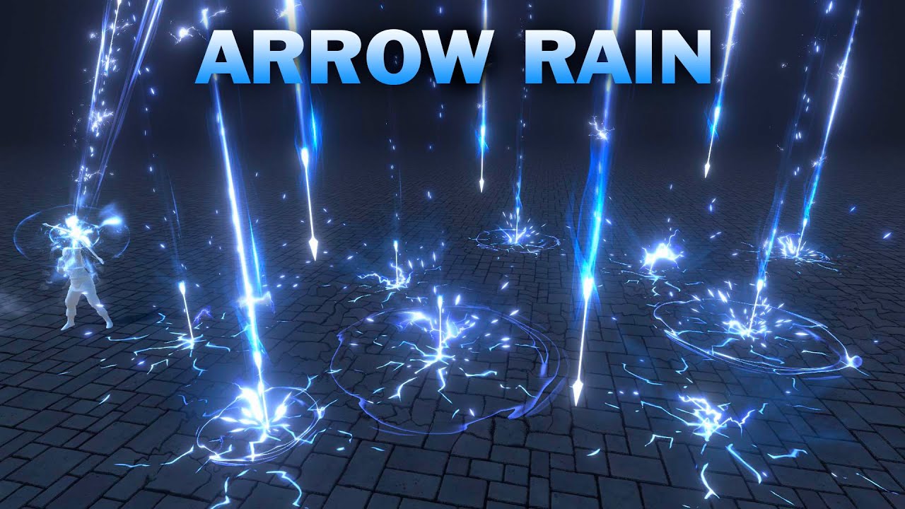 Unity VFX Arrow Rain Effect RU – YouTube – DarknessFX GameDev – DFX.lv