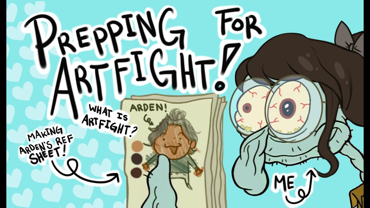Prepping for Art Fight! (What is Art Fight? Making Arden's Ref Sheet!)