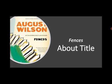 Fences(title significance) Explained in urdu