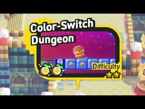 Color-Switch Dungeon - All Wonder Seed + 10-flower coin Location - Super Mario Bros Wonder