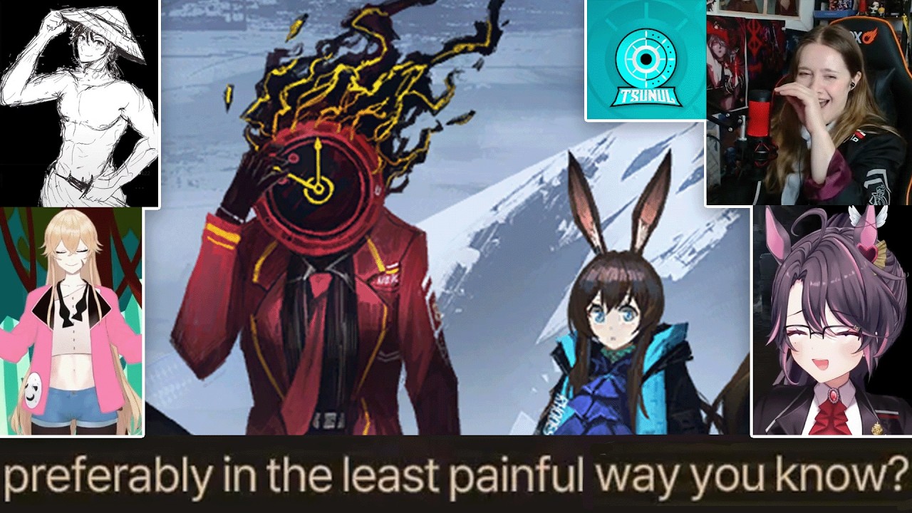streamers react to dante's request + sinners aurafarming (limbus company x arknights)