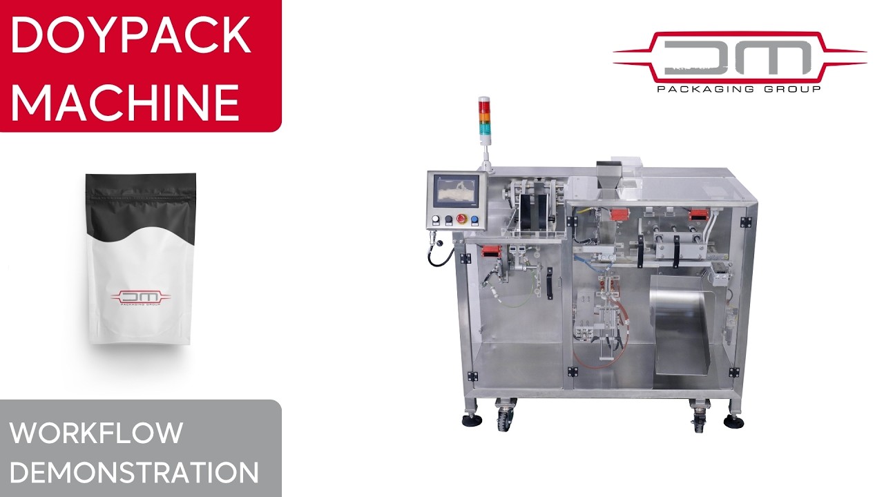 Our Mini Linear Doypack Machine - Workflow Demonstration