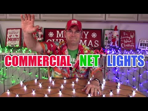 Christmas Net Lights | Reviewing Commercial LED Net Lights