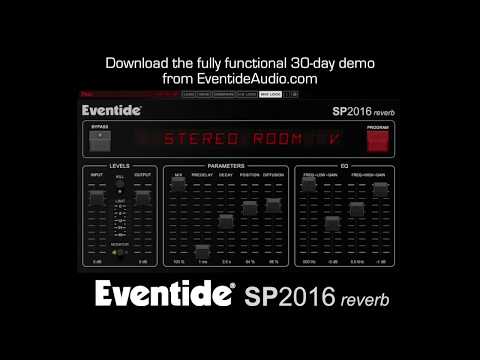 SP2016 Reverb | Lush Classic Stereo Reverb Plugin | Eventide
