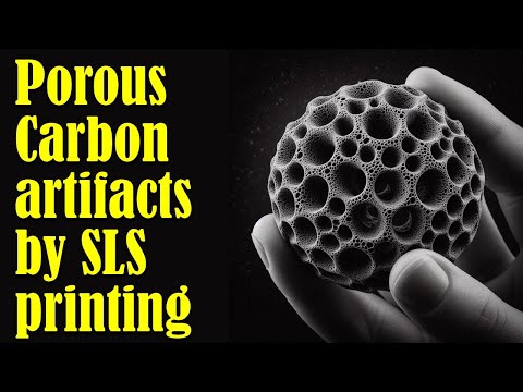 Porous Carbon artifacts by SLS printing