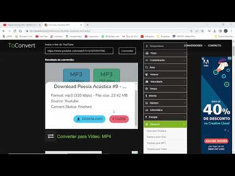 Converter vídeo do YouTube em MP3