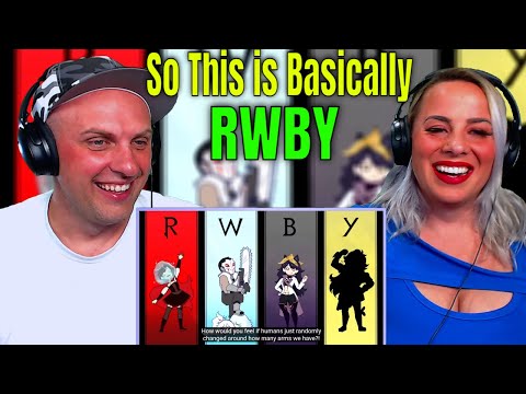 Reaction To So This is Basically RWBY by jelloapocalypse | THE WOLF HUNTERZ REACTIONS