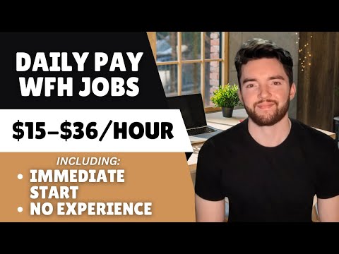 4 New Remote Jobs with Daily Pay Options Hiring 2025 (With Proof)