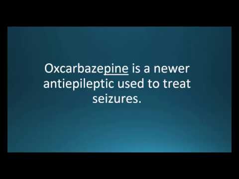 How to pronounce oxcarbazepine (Trileptal) (Memorizing Pharmacology Flashcard)
