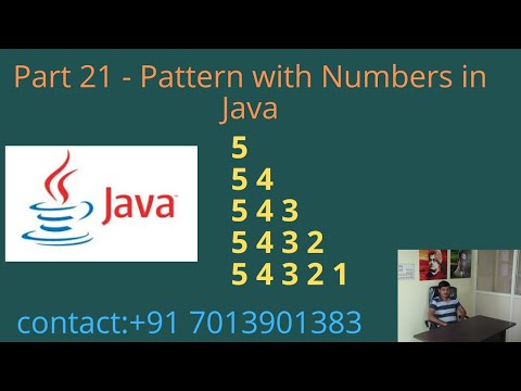 Part 21 – Pattern with Numbers in Java | Soonya Technologies