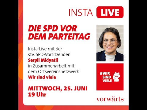 Die SPD vor dem Parteitag: Live-Gespräch mit Serpil Midyatli