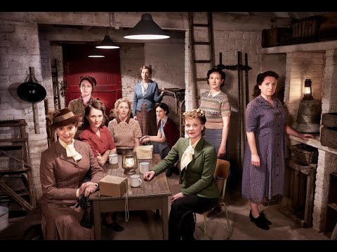 Francesca Annis, Samantha Bond .. "Home Fires" Ep1 ..